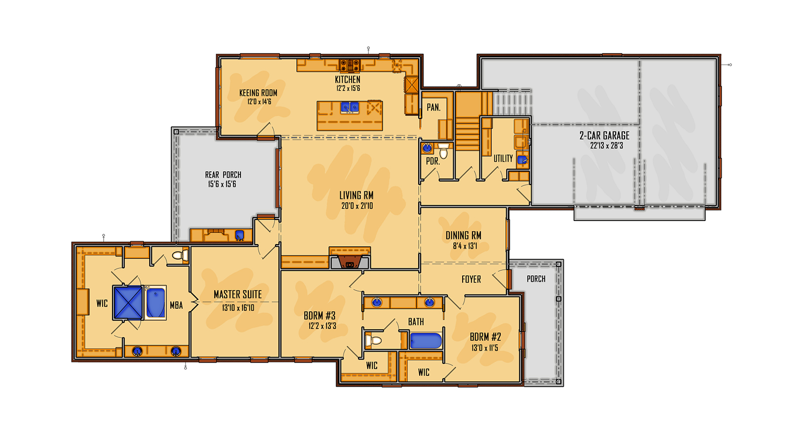 3RD-46-21 | Third Floor Plans
